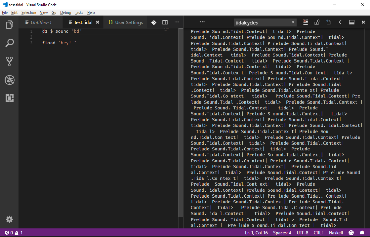 TidalCycles blog – Tidal news for tidal crew